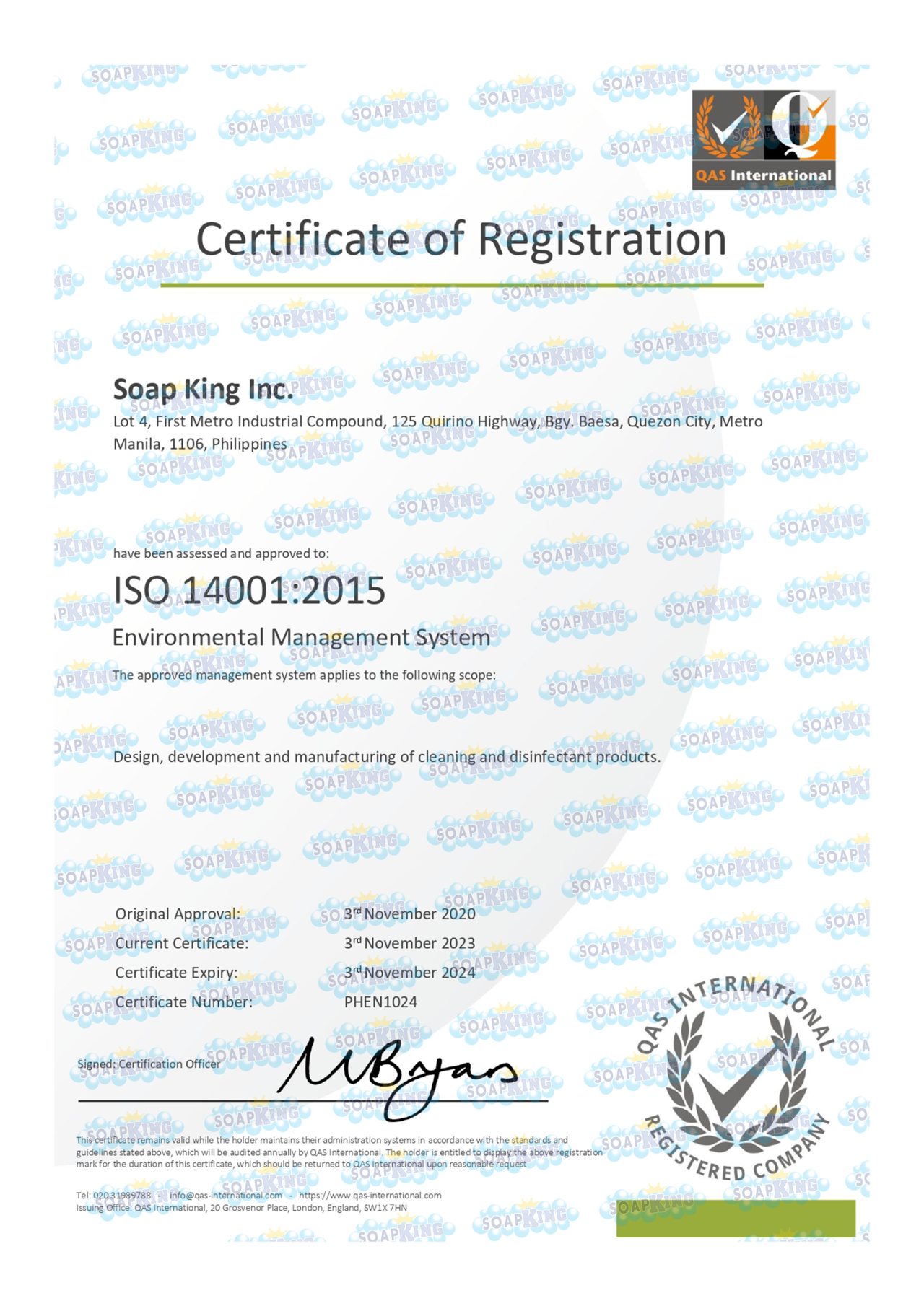 SOAP KING INC PHILIPPINES | Let our products work for you!